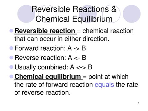 Chemical Equilibrium Chapter 18A - ppt download