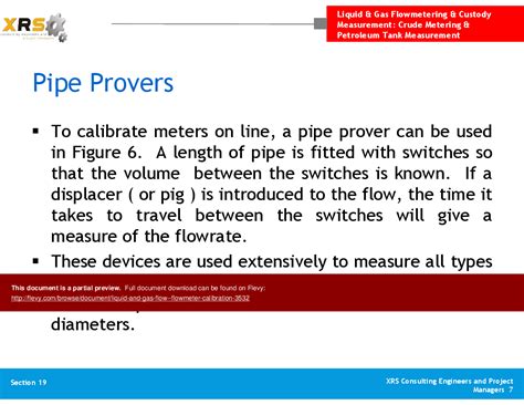 Liquid Gas Flow Flowmeter Calibration PPT Slide Deck