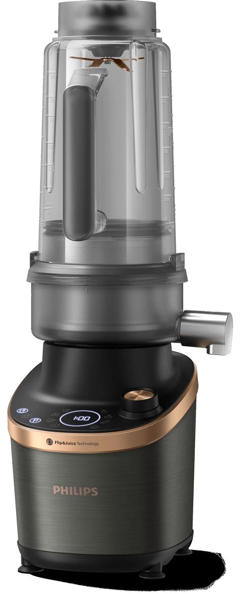 เครื่องปั่น Flipandjuice™ เครื่องปั่นความเร็วสูงพร้อมโมดูลสกัดน้ำผลไม้ Hr3770 00 Philips