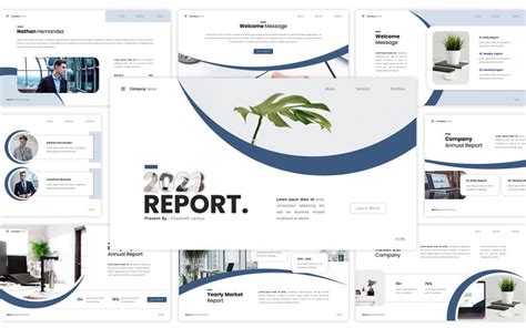 2023 Report Annual Report Powerpoint Template