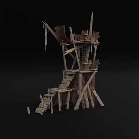 Artstation Desert Bandits Kitbash Asset Pack Game Assets