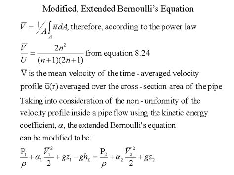 Modified Extended Bernoullis Equation