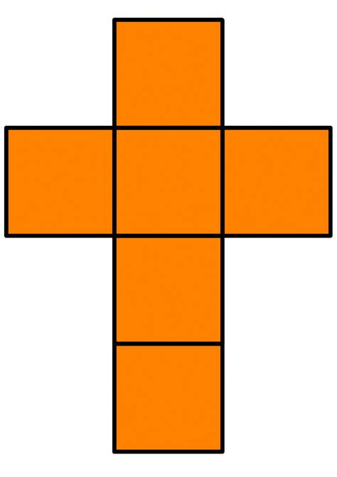 Printable Cube Net ClipArt Best