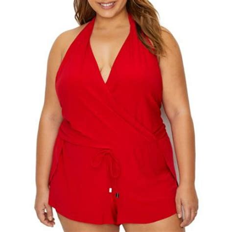 Plus Size Bianca One Piece Romper Swimsuit