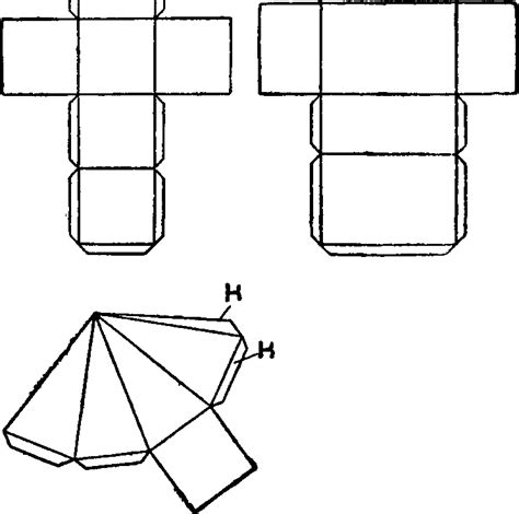 как сделать параллелепипед из бумаги или картона Школьные Знания Com
