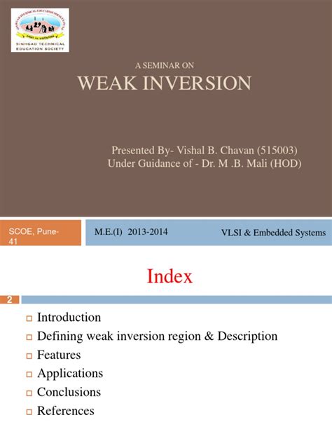 Weak Inversion Field Effect Transistor Mosfet