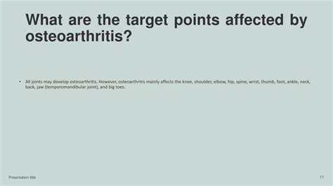Ppt Four Stages Of Osteoarthritis Symptoms And Treatments Powerpoint Presentation Id11593853