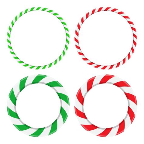 Christmas Candy Cane Circle Over 3 902 Royalty Free Licensable Stock Vectors And Vector Art