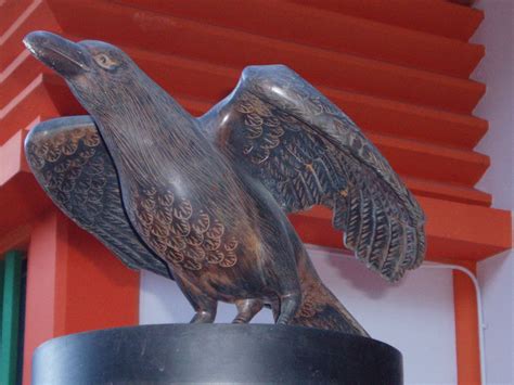 Yatagarasu The Three Legged Crow Green Shinto