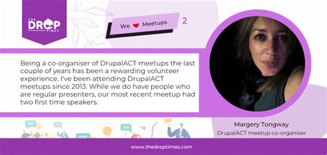 the drop times on linkedin drupal meetup mymeetup communitysupport