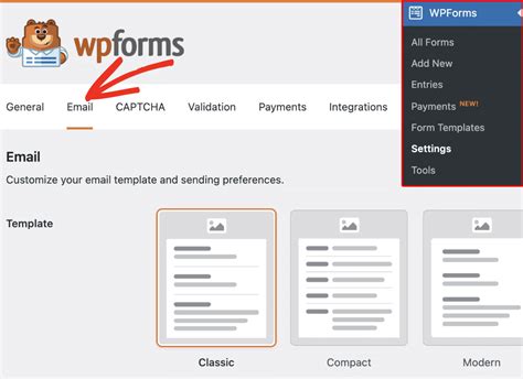 Customizing Form Notification Emails