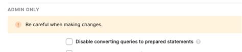 Where Can I Find The Option To Disable Auto Prepared Sql Statements 🤝 Discussion Retool Forum