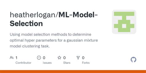 GitHub Heatherlogan ML Model Selection Using Model Selection Methods To Determine Optimal