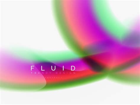 Premium Vector Background Abstract Fluid Colors Design