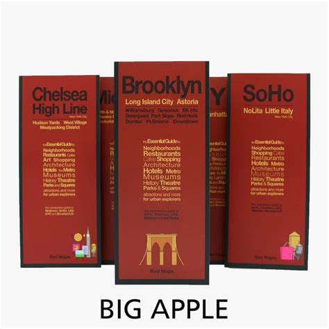 Foldout Travel Maps To New York Citys Famous Neighborhoods Maps Show