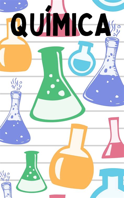 Portadas De Química Para Cuadernos Ideas Dibujos Carátulas