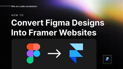 How To Convert Figma Designs Into Framer Websites Youtube