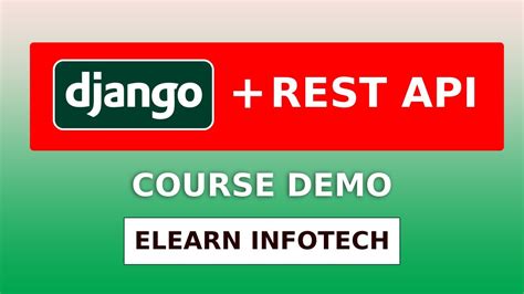 Django With Rest Api Course Demo Django Rest Framework Training In