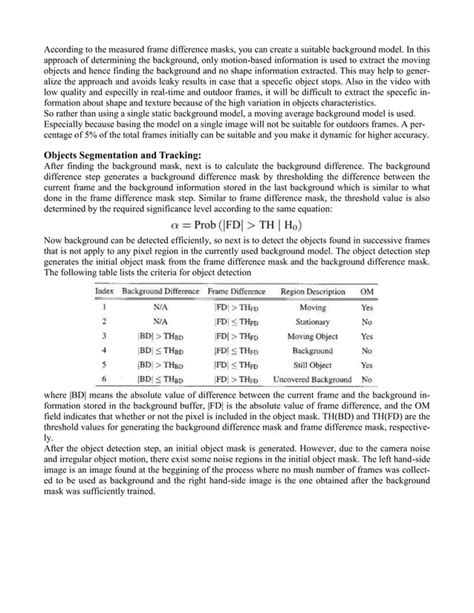 matlab code description real time object motion detection and
