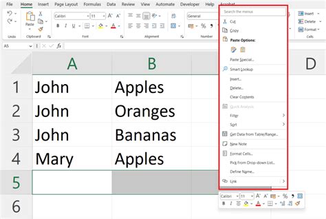 How To Put A Horizontal Line In Microsoft Excel Spreadsheet