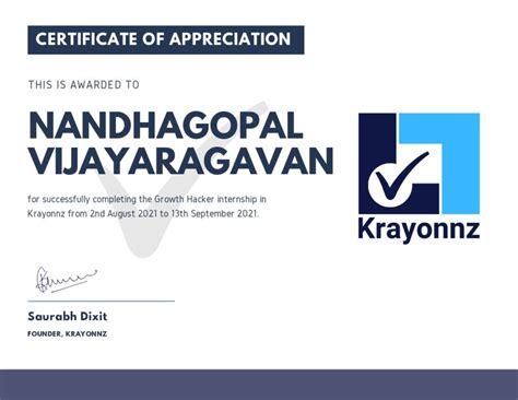 nandhagopal vijayaragavan on linkedin internship internshipcompletion
