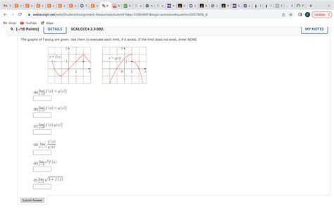 The Graphs Of F And G Are Given Use Them To Chegg Com