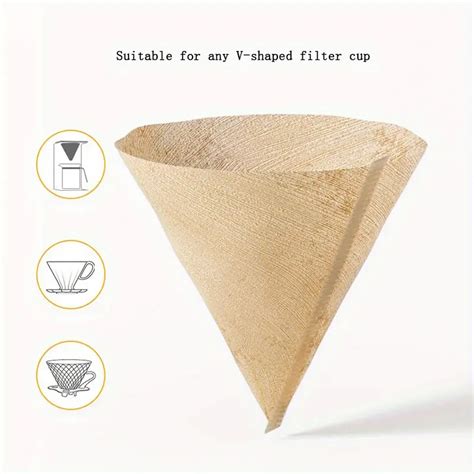 20100pcs 커피 여과지 커피 컵용 여과지 커피 컵용 여과지 2 4 인분 손으로 양조 한 커피 포트 여 Temu Of