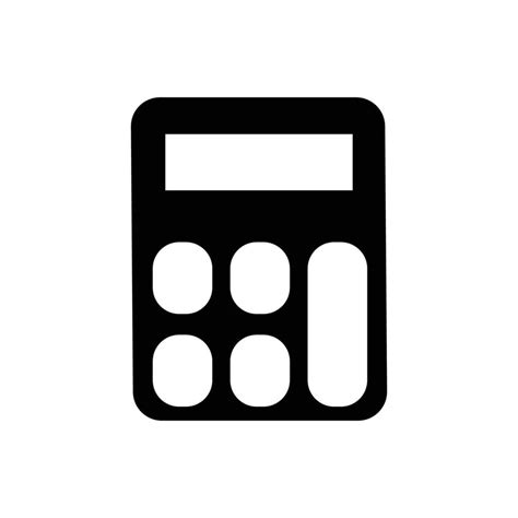 Simple Calculator Icon Illustration Design 16831642 Vector Art At Vecteezy