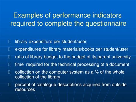 PPT - Library Performance Indicators Does it really make sense to measure them? PowerPoint ...