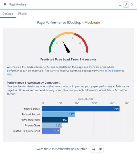 analyze improve your salesforce lightning page load speed