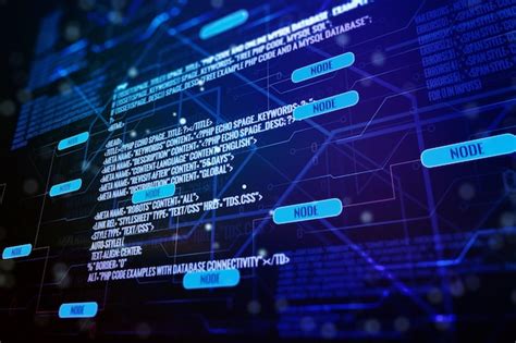 Premium Photo Creative Coding Concept Illustration 3d Rendering