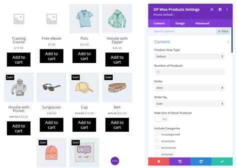Divi Plus Modules For Woocommerce Divi Extended