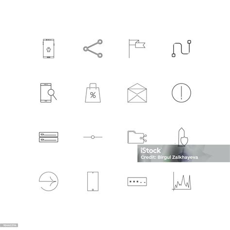 인터넷 기술 선형 얇은 아이콘 설정합니다 간단한 벡터 아이콘 설명 0명에 대한 스톡 벡터 아트 및 기타 이미지 0명 건강관리와 의술 기 Istock