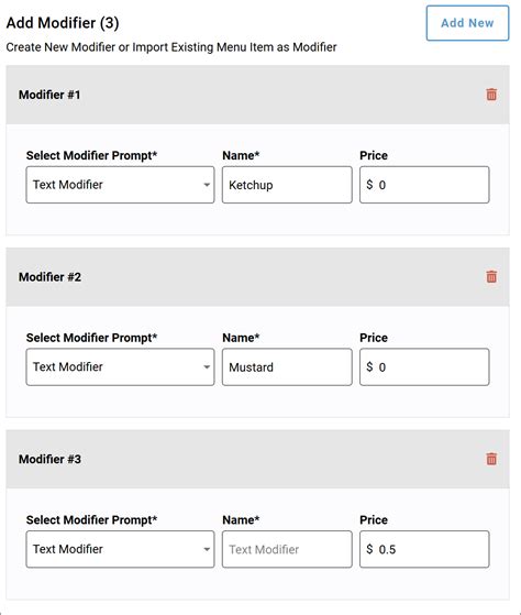 Creating Modifier Prompts Ie Forced Modifiers Mealsuite