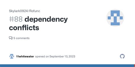 Dependency Conflicts Issue Skylark Rofunc GitHub