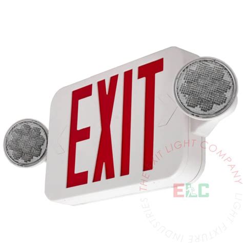 Self Testing Combo Exit Signs Exit Light Co