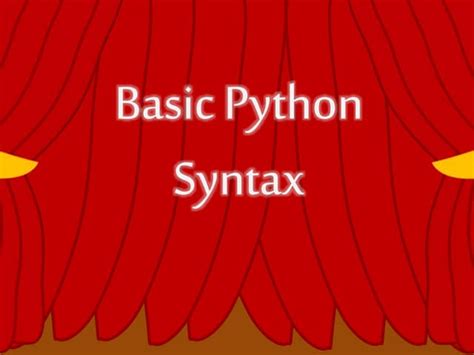 Python Lesson 1 Pptx