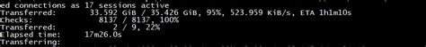 slow speed after a while transferring files help and support rclone