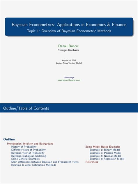 bayesian econometrics introduction pdf confidence interval