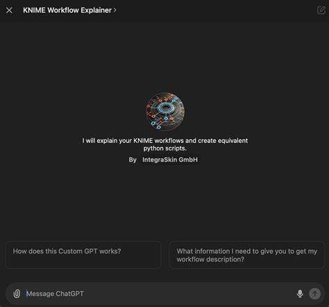 GPT KNIME Workflow Explainer A Game Changer For Workflow Documentation KNIME Analytics