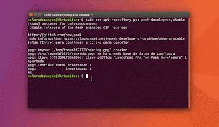 Crear Animados Con Peek En Linux Ubuntu Aplicaciones De Libre Uso