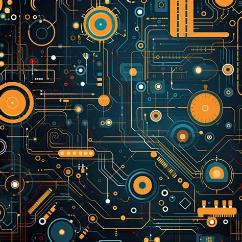 Premium Photo Technological Patterns Contemporary And Technology