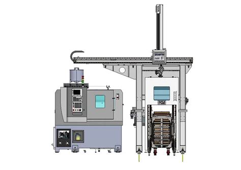 Cnc Lathe Automation Solution Feeding From Front Spindle Gongtie