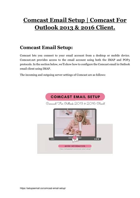 PPT Comcast Email Setup Comcast For Outlook Client PowerPoint Presentation ID