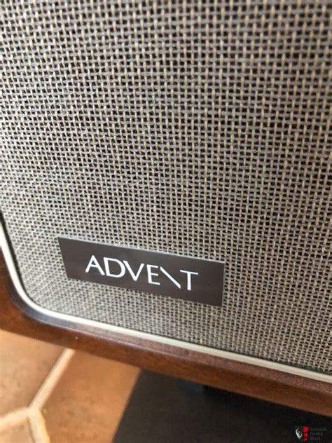 Vintage Advent A4 2 Way Pair Of Speakers Near Mint Condition Photo