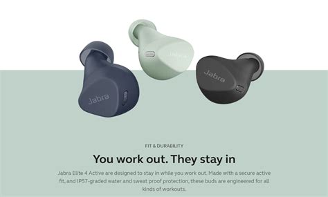 Jabra Elite Active In Ear Bluetooth Earbuds Navy Incredible Connection