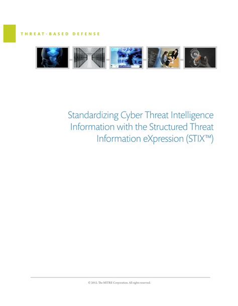 pdf standardizing cyber threat intelligence information