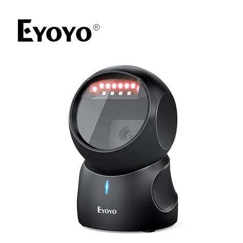 Eyoyo Barcode Scanner Qr 2d Hands Free Omnidirectional Automatic Sensing Scanning Usb Desktop
