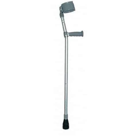 Crutches Pair Forearm Aluminium Anatomical Handgrip All Sizes