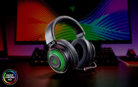 Razer Kraken Ultimate: игровая гарнитура с 50-мм динамиками, микрофоном ...